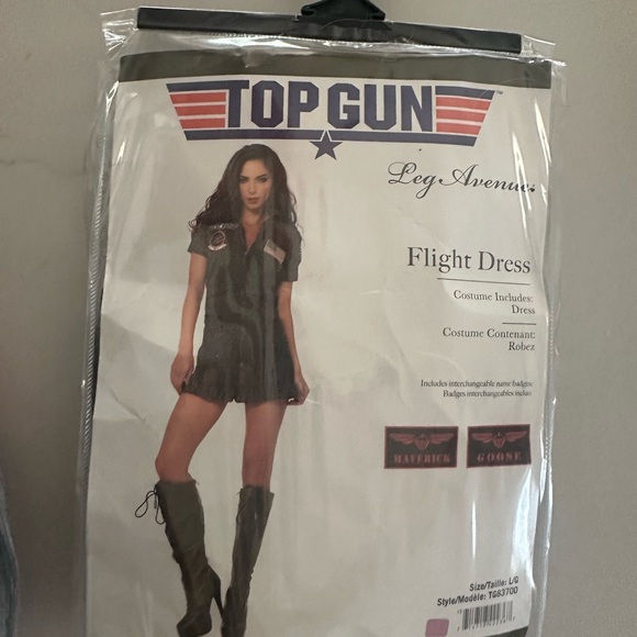 Leg Avenue | Dresses | Top Gun Dress Costume Green | Poshmark